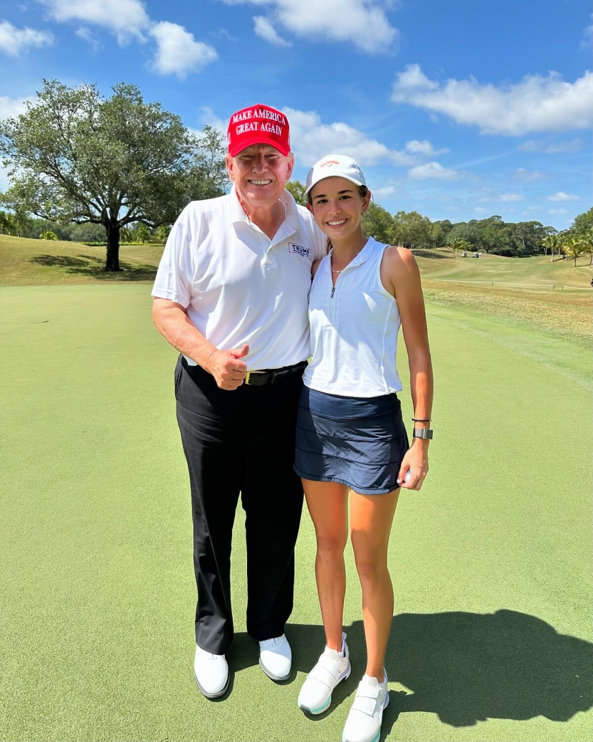 Photo : Donald Trump et Kai partagent la même passion pour la golf Kai ...