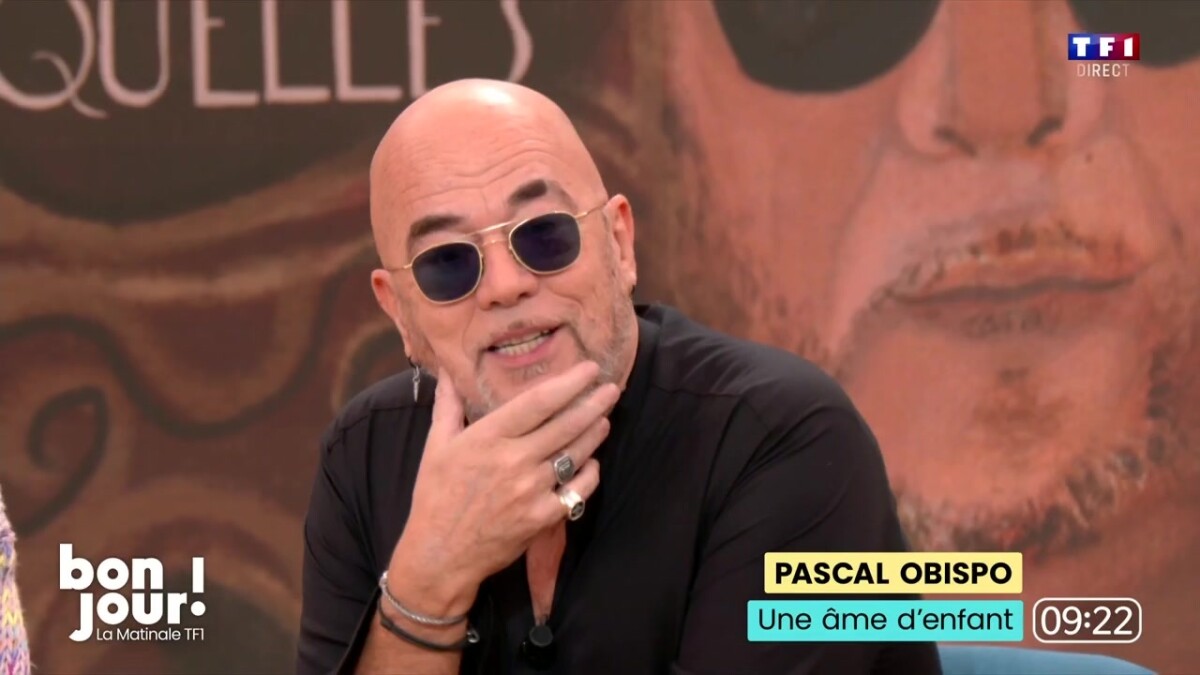 Photo : Pascal Obispo s'est rendu dans "Bonjour !" pour assurer la ...