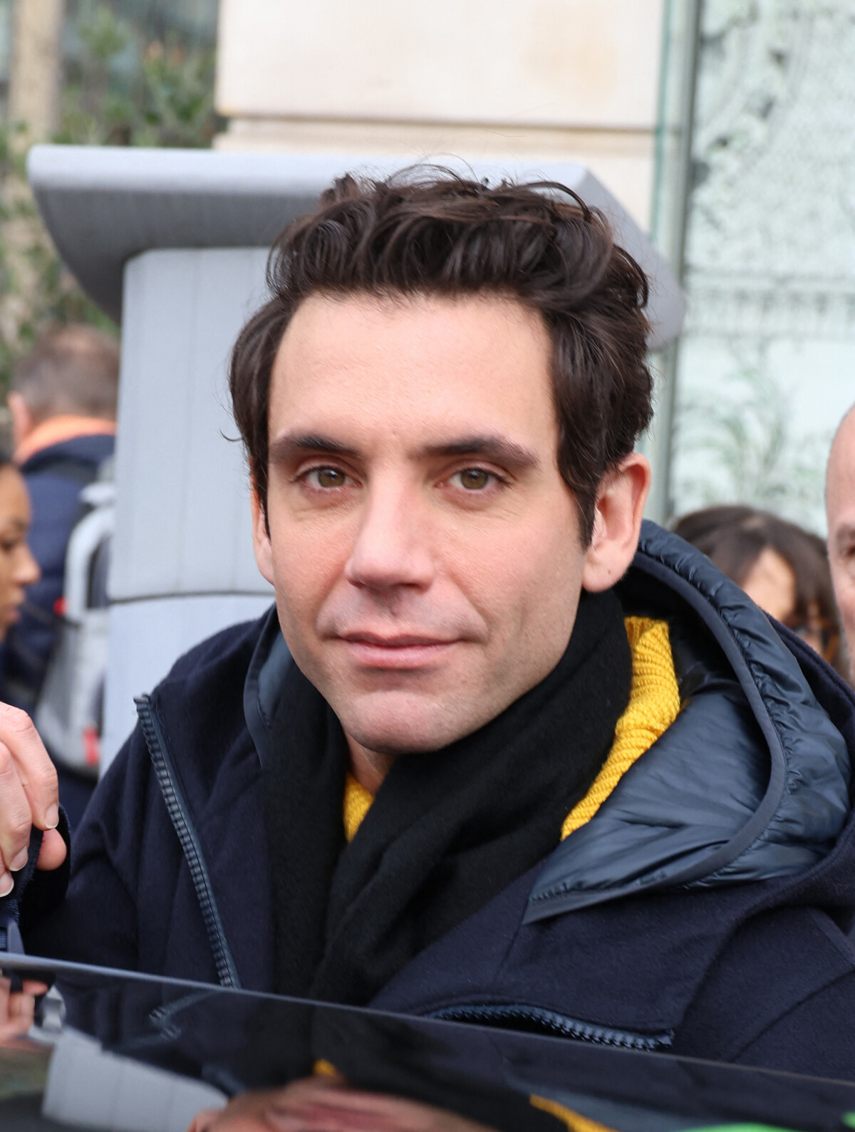 Photo : Exclusif - Le chanteur Mika à la sortie des studios de RTL à ...