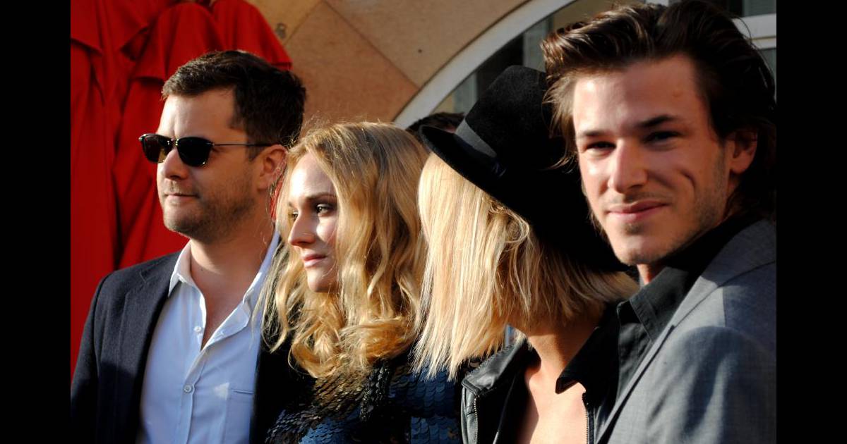 Joshua JAckson, Diane Kruger et Gaspard Ulliel à Saint-Tropez lors du ...