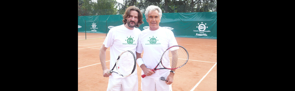 Photo : Frédéric Beigbeder et Jean-Paul Enthoven au tournoi des ...