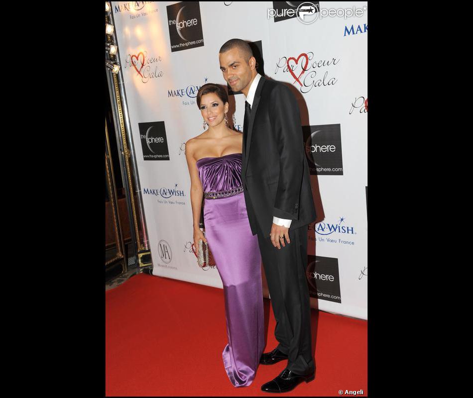 Eva Longoria-Parker et Tony Parker au par Coeur Gala 2009 - Purepeople