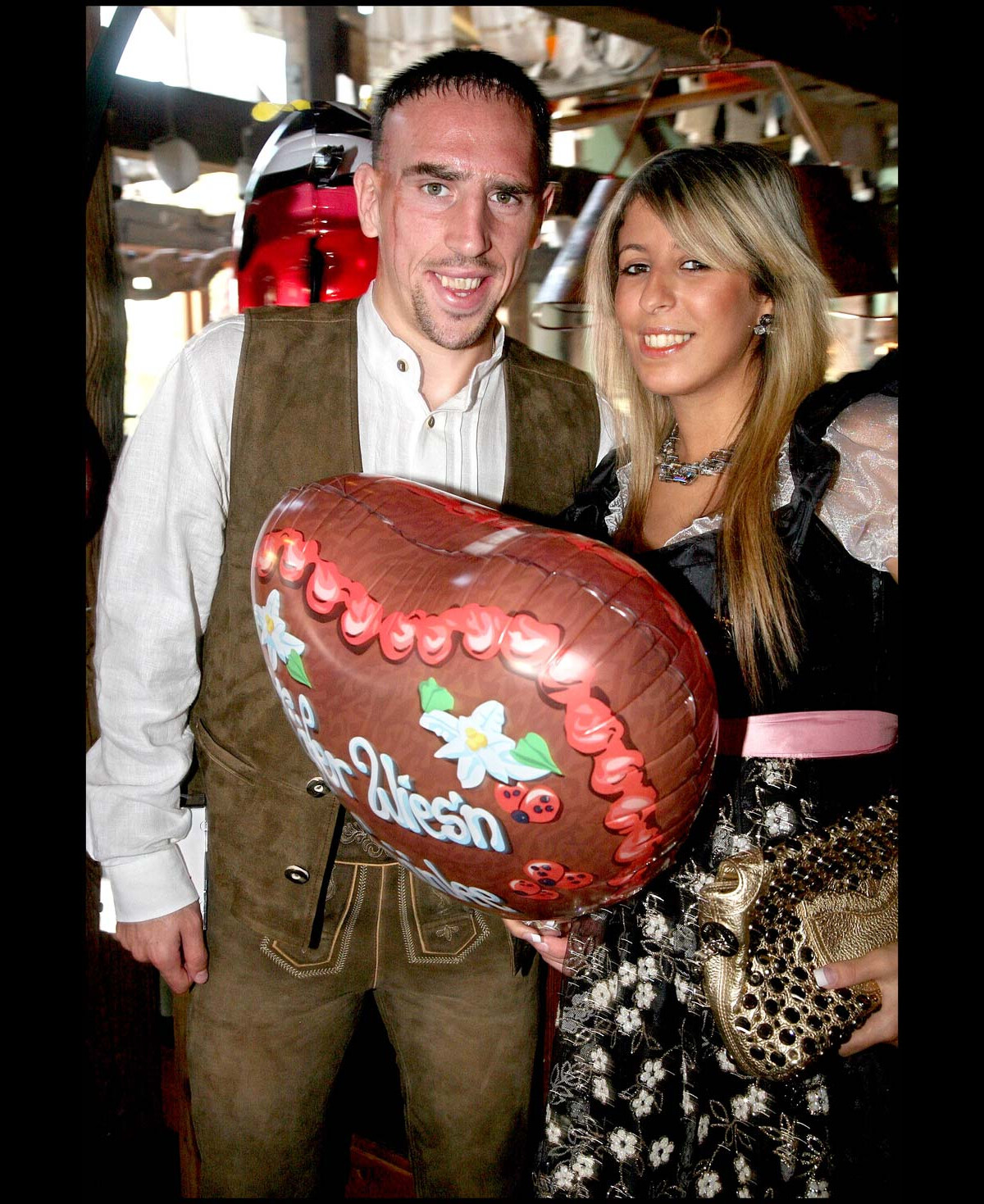 Photo : Franck Ribéry et son épouse Wahiba - Purepeople