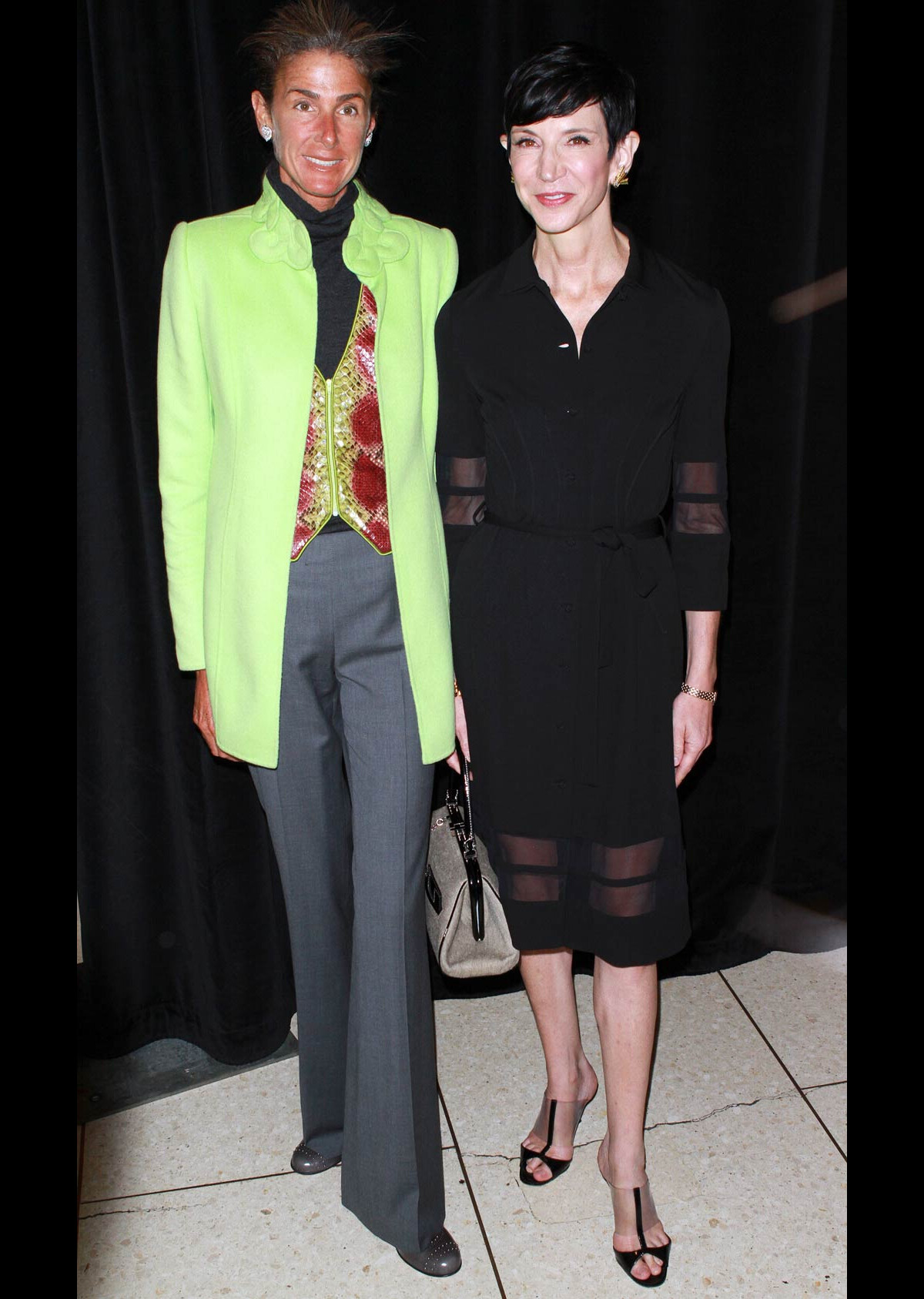 Photo : Summer Farkas et Amy Fine lors d'un déjeuner en l'honneur de ...
