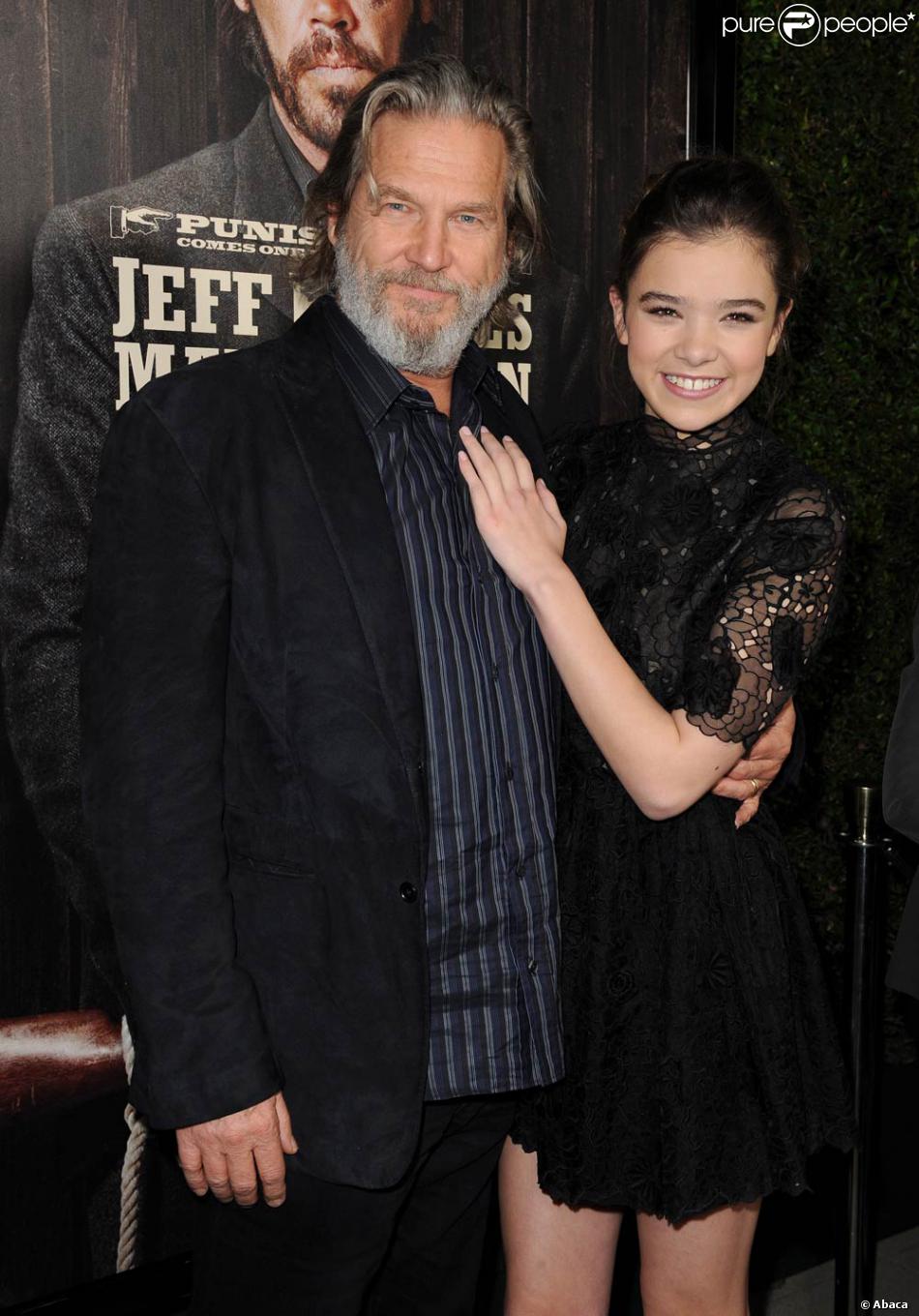 Hailee Steinfeld et Jeff Bridges, à l'occasion de l'avant-première de ...