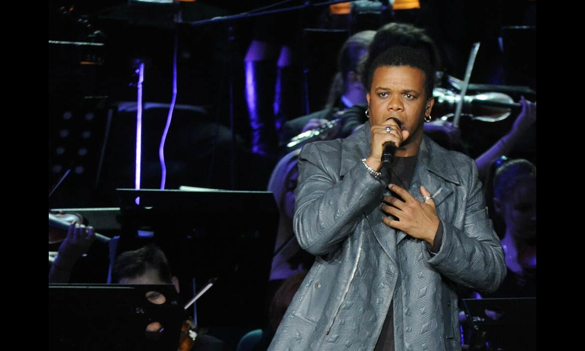 Photo : Luck Mervil lors de la dernière représentation du retour de ...