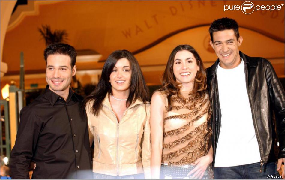 Mario Barravecchia, Jenifer, Olivia Ruiz et Jean-Pascal en 2002 ...