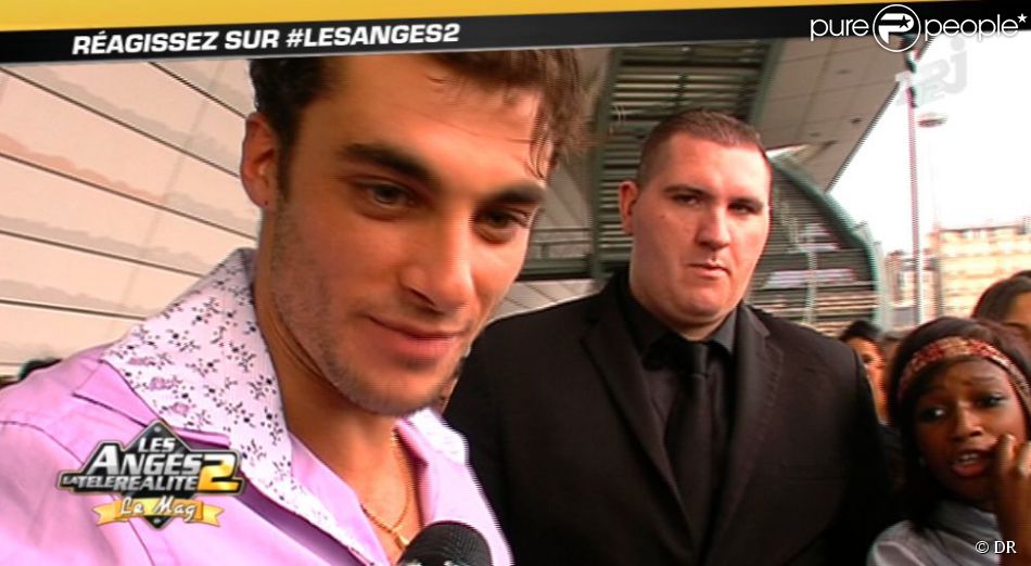 Marvin lors du showcase des Anges de la télé-réalité pour la fête de la ...