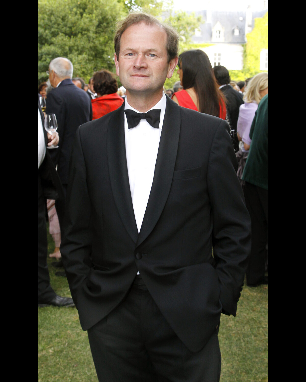Photo : Pierre Lurton lors de la Fête de la Rose qui achève le salon ...