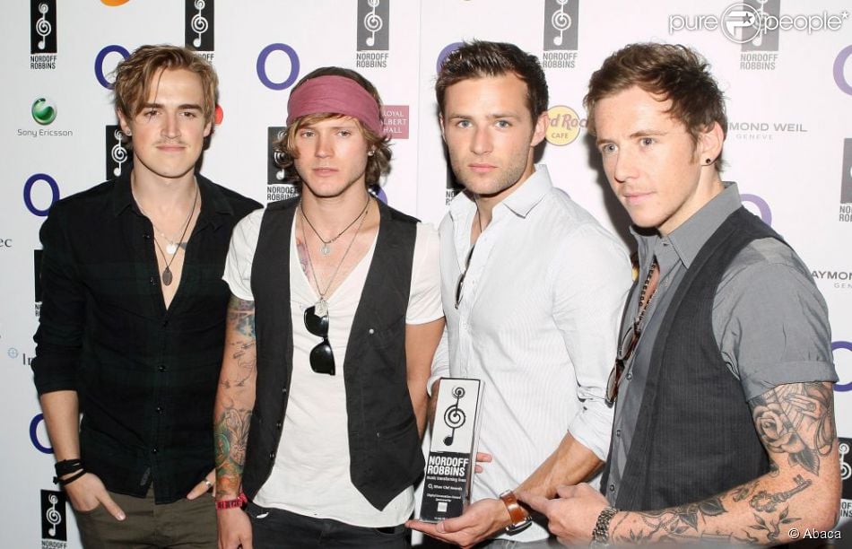 McFly au déjeuner O2 Silver Clef à Londres le 1er juillet 2011 - Purepeople