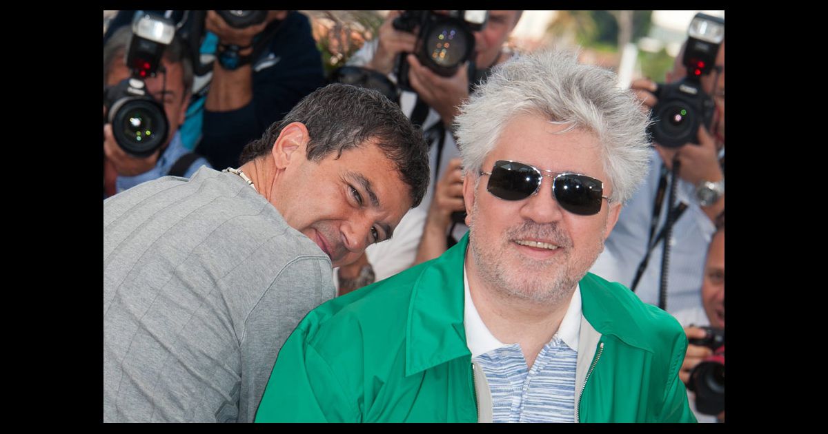 Antonio Banderas et Pedro Almodovar - Cannes 2011 - Purepeople