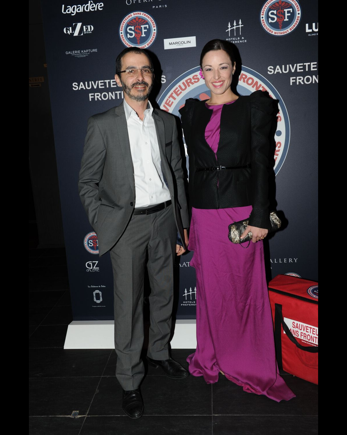 Photo : Arié Levy et Natasha St-Pier lors du dîner de gala pour l ...