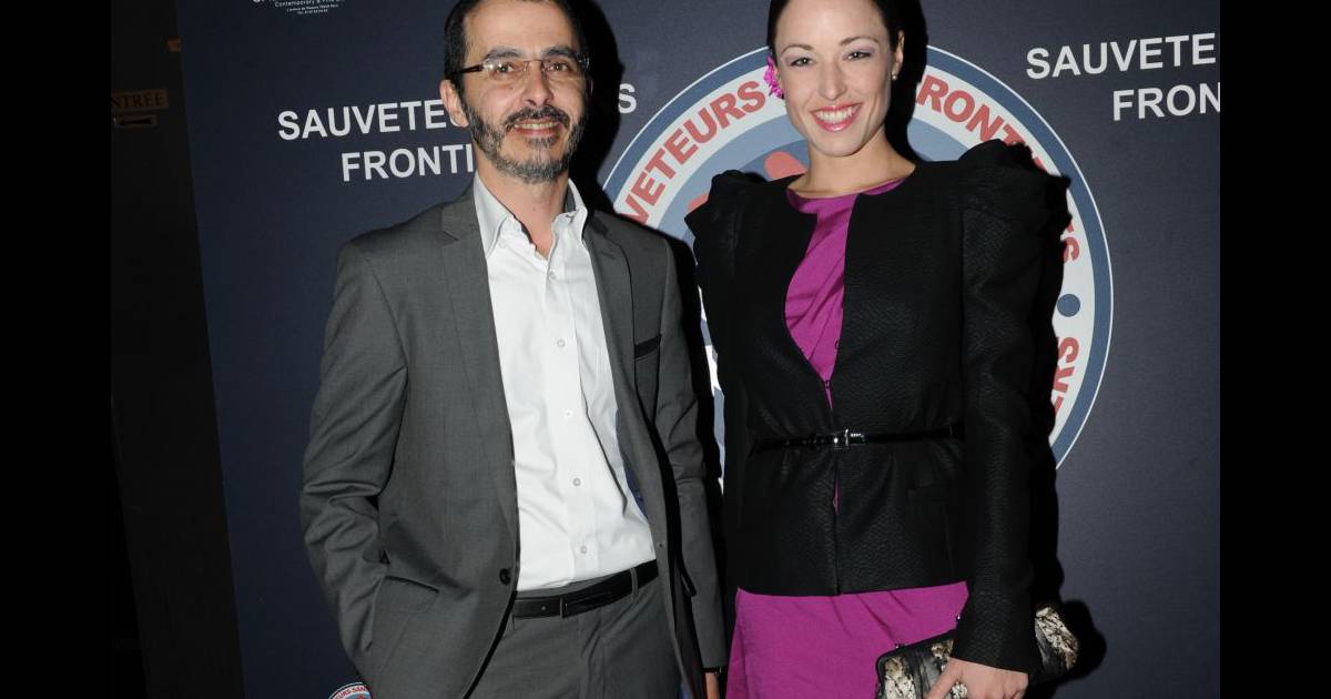 Arié Levy et Natasha St-Pier lors du dîner de gala pour l'association ...