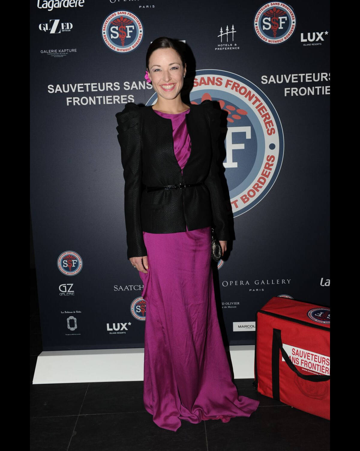 Photo : Natasha St-Pier lors du dîner de gala pour l'association SSF ...