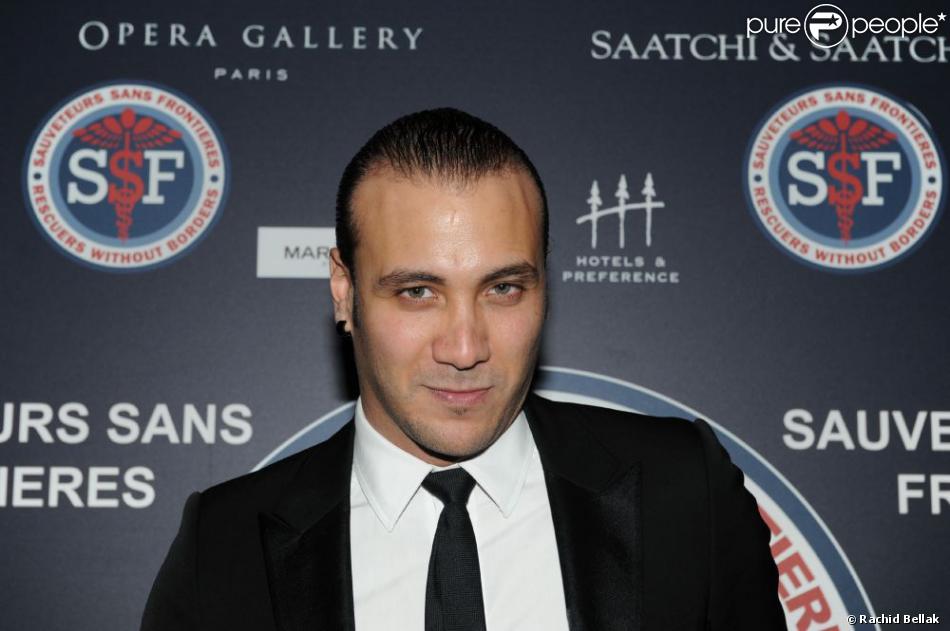 Merwan Rim lors du dîner de gala pour l'association SSF sauveteurs sans ...