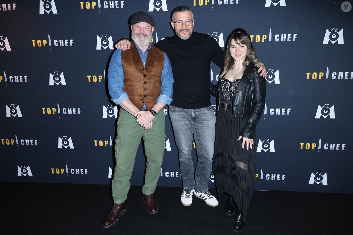 Photo : Philippe Etchebest, Glenn Viel et Juju Fitcats assistent à la ...
