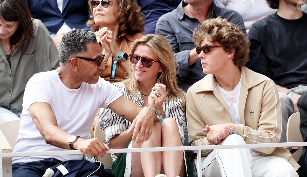 Photo : Sarah Poniatowski (Lavoine) avec son compagnon Roschdy Zem et ...
