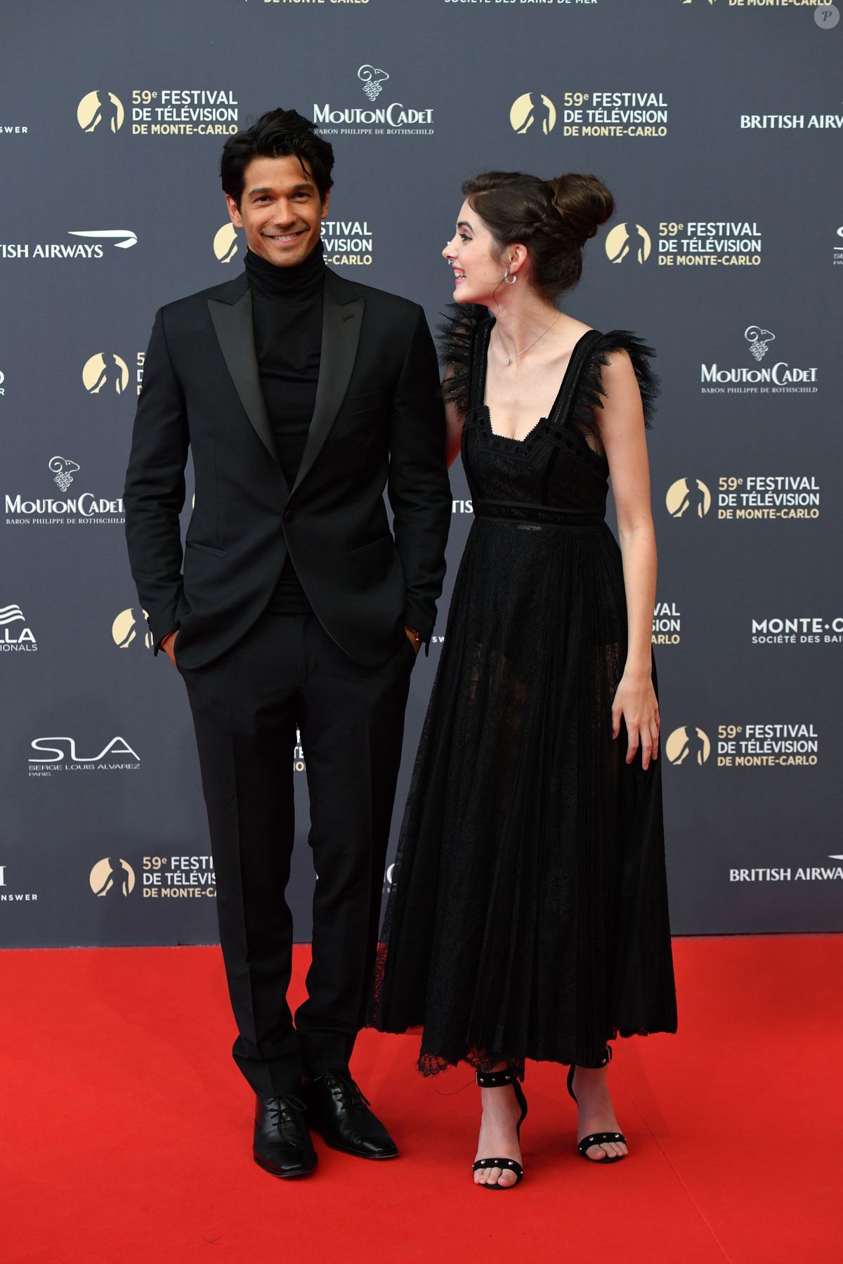 Photo : Vinnie Dargaud et Claire Chust durant la soirée d'ouverture du ...