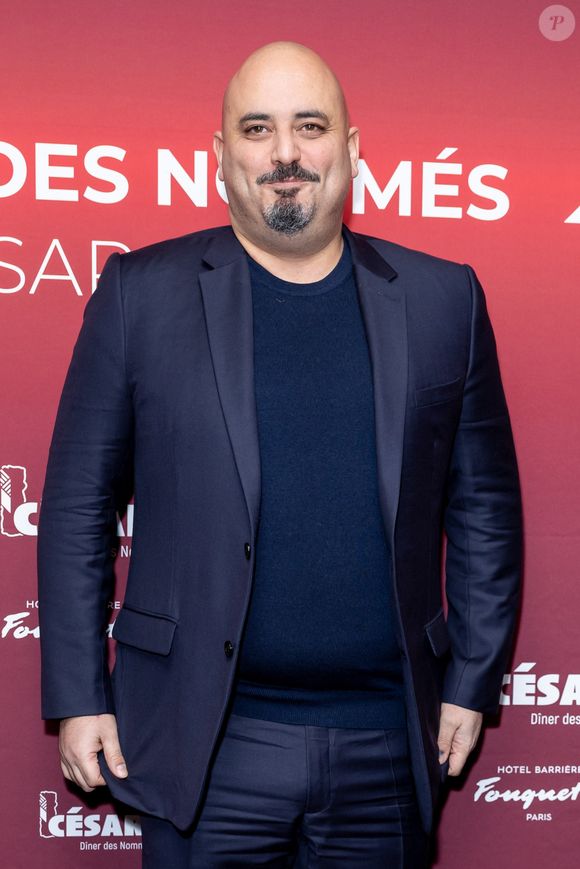 Photo : Jérôme Commandeur au photocall du dîner des nommés au Cesar ...