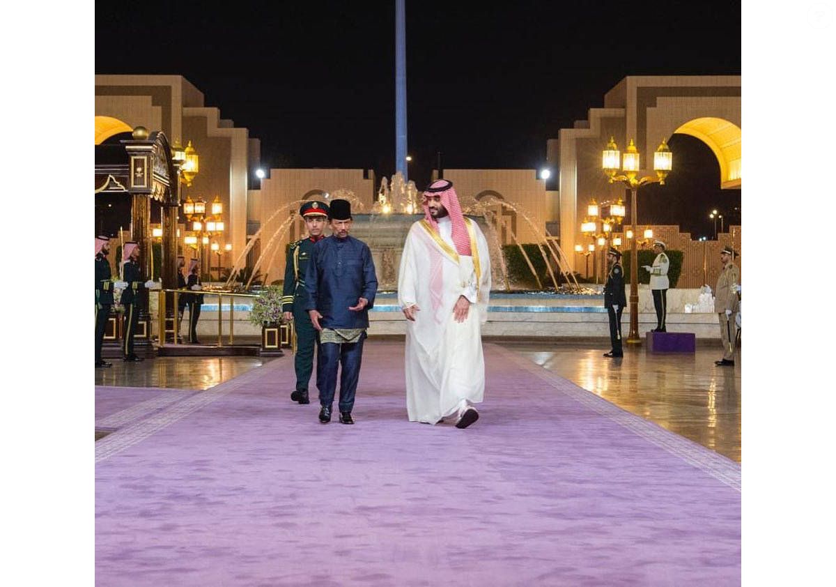 Photo : Le prince héritier saoudien Mohammed bin Salman rencontre le ...