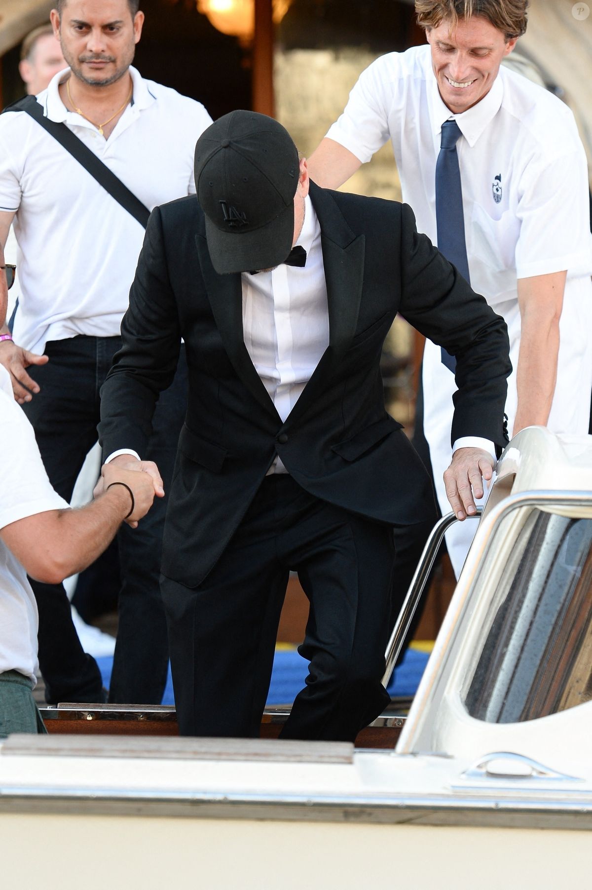 Photo : Leonardo DiCaprio lors du mariage de Jeff Bezos et Lauren ...