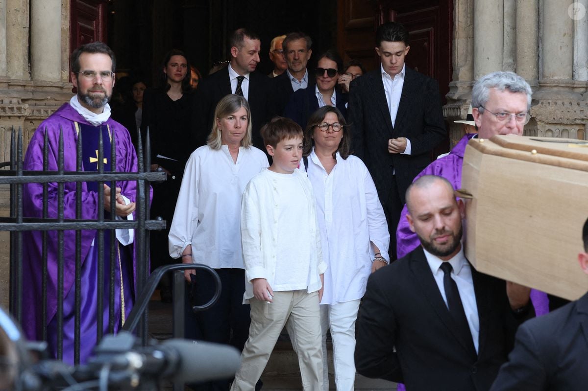 Photo : Alexandra de Csabay (fille adoptive) - Sorties des obsèques de ...