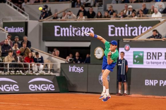 Photo : Roland Garros France - May 26, 2025: Jannik Sinner during the ...