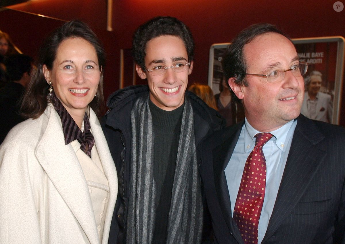 Photo : Le chef du Parti socialiste français François Hollande et la ...