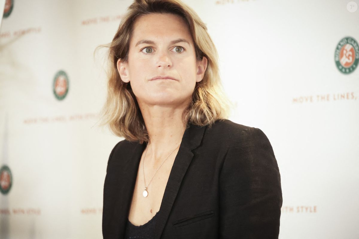 Photo : Amélie Mauresmo - Conférence de presse Roland Garros 2025 ...