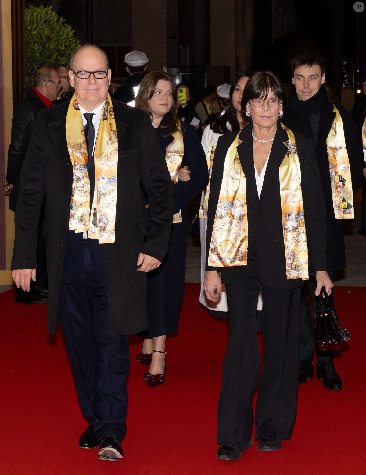 Photo : Le prince Albert II de Monaco, la princesse Stéphanie de Monaco ...