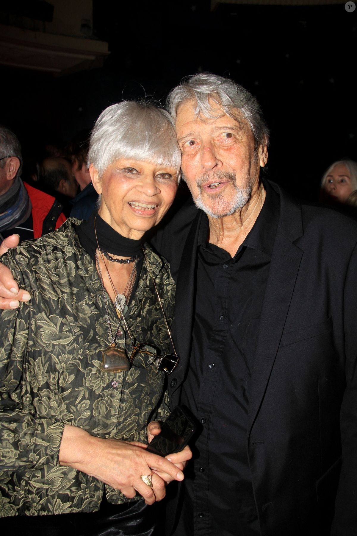Photo : Gilles Dreu et sa femme Yolande à "La Nouvelle Eve" à Paris le ...