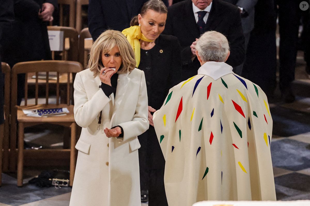 Photo : Brigitte Macron, la princesse Isabelle de Liechtenstein, au ...