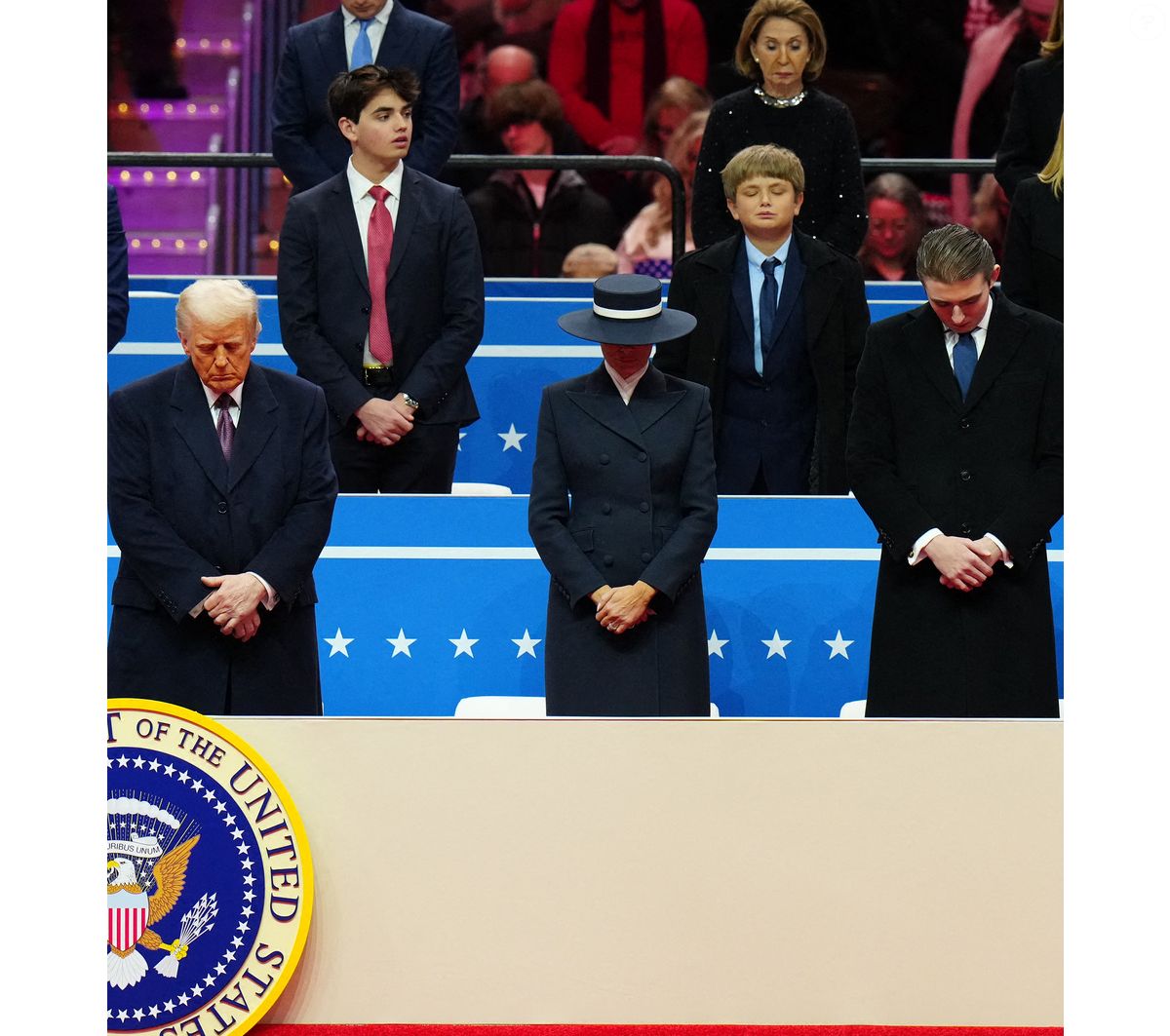 Photo : Le président américain Donald Trump, le vice-président JD Vance ...