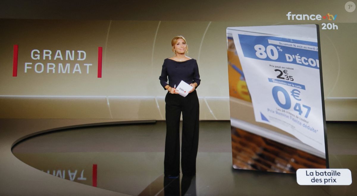 Photo : Captures d'écran - Léa Salamé présente son premier journal de ...