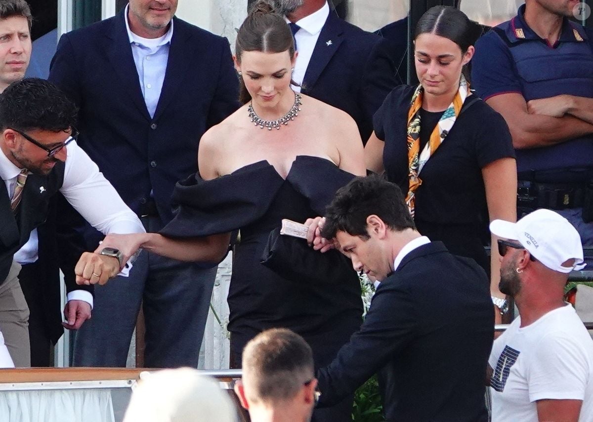 Photo : Karlie Kloss (enceinte) et Joshua Kushner lors du mariage de ...