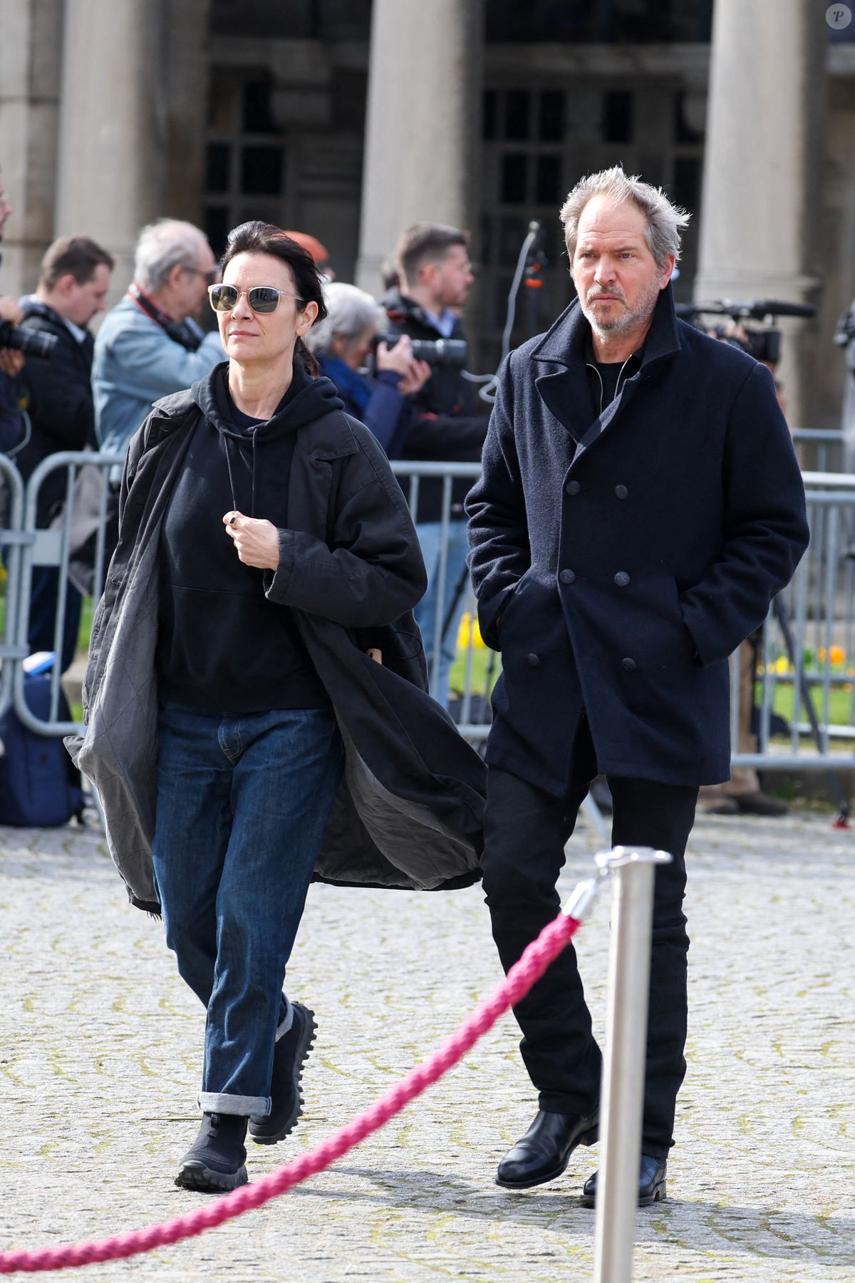 Photo : Géraldine Pailhas et son mari Christopher Thompson aux arrivées ...