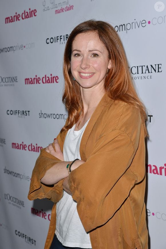 Photo : Sophie Ferjani à la conférence de presse de la Flamme Marie Claire à l'hôtel Marois dans ...