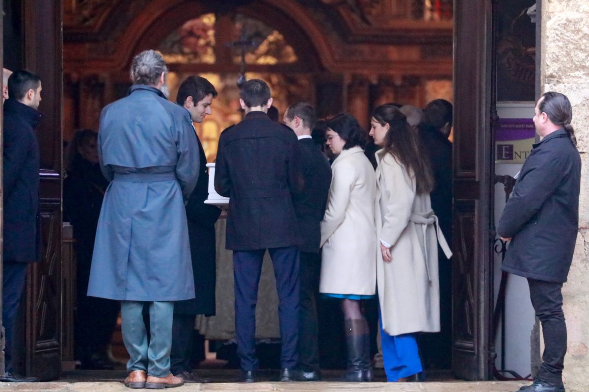 Photo : Marie et Colomban Soleil, les parents de Emile - Obsèques du ...