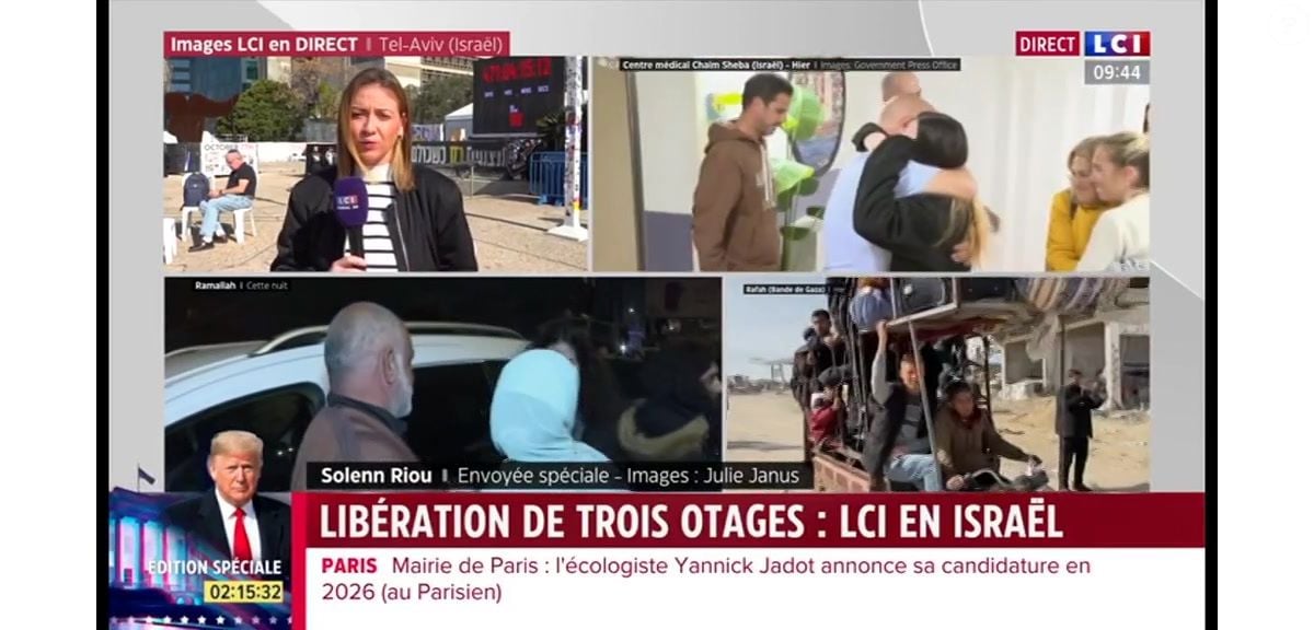 Photo : Solenn Riou / Capture d'écran LCI - Purepeople