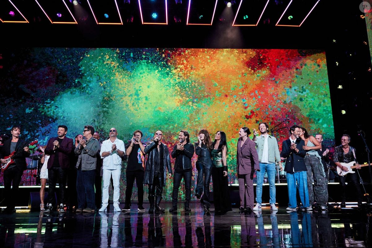 Photo : Exclusif - Calogero, Zazie, Christophe Mae, Anggun, Diego ...