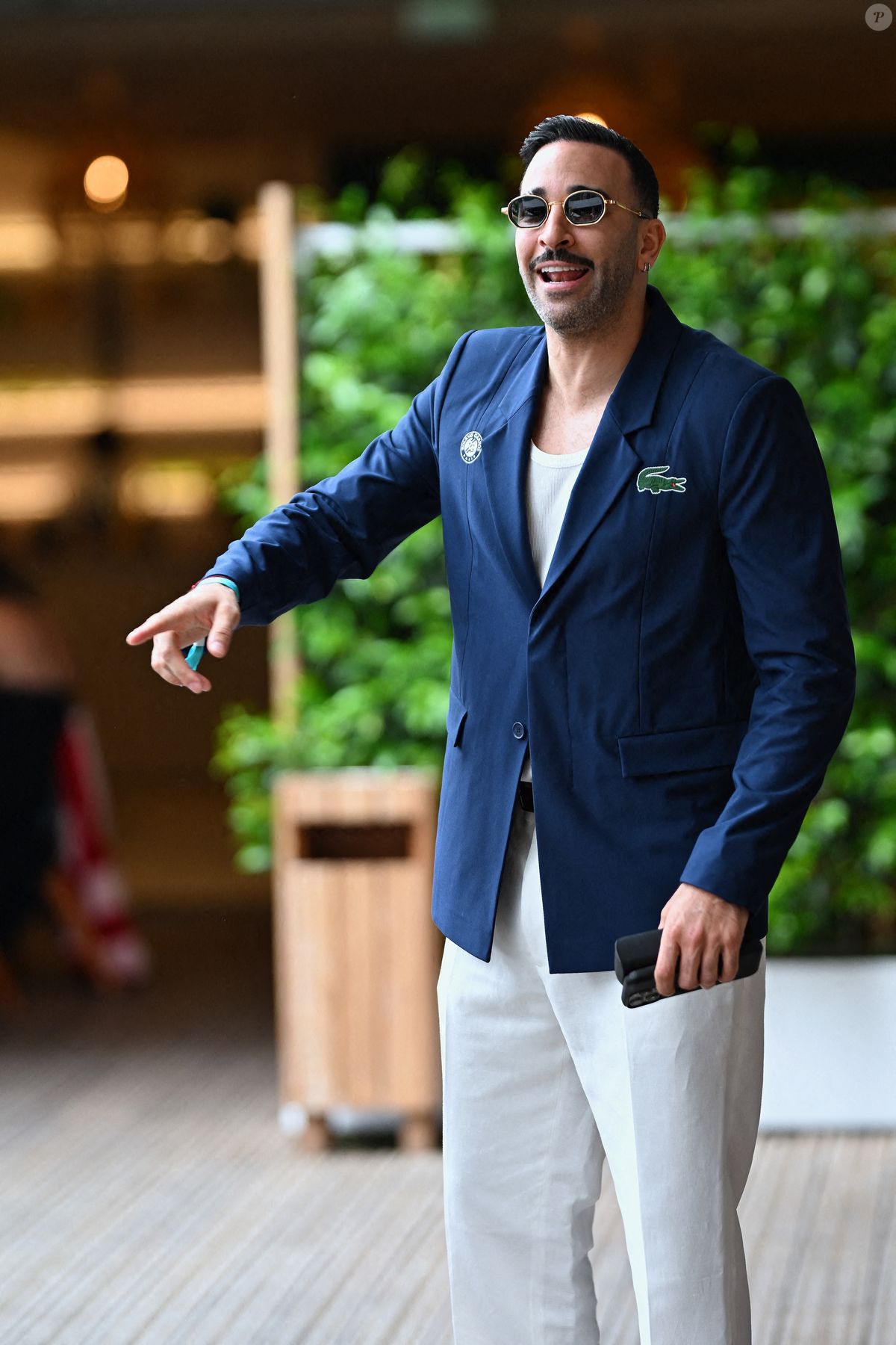 Photo : Adil Rami au Village de Roland Garros le 01 juin 2025 à Paris ...