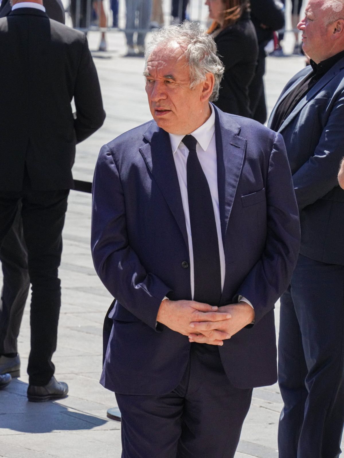Photo : François Bayrou - Obsèques de l'ancien maire de Marseille Jean ...
