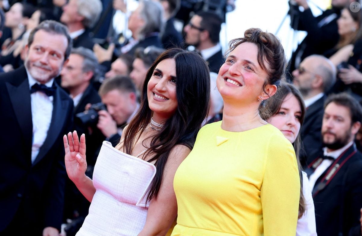 Photo : Alice Rohrwacher, Géraldine Nakache - Montée des marches du ...