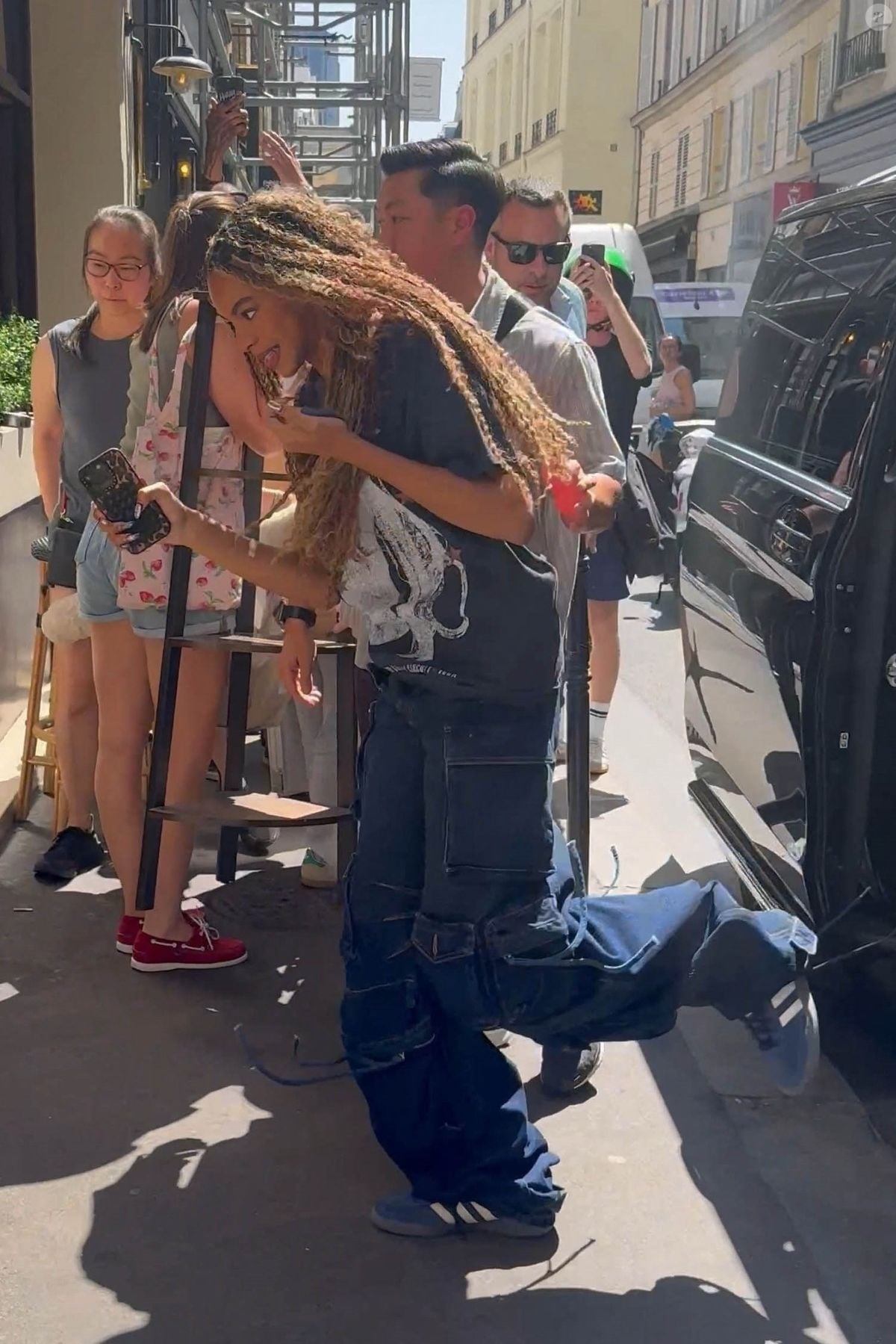 Photo : Paris, FRANCE - Blue Ivy fait une entrée rapide et discrète ...