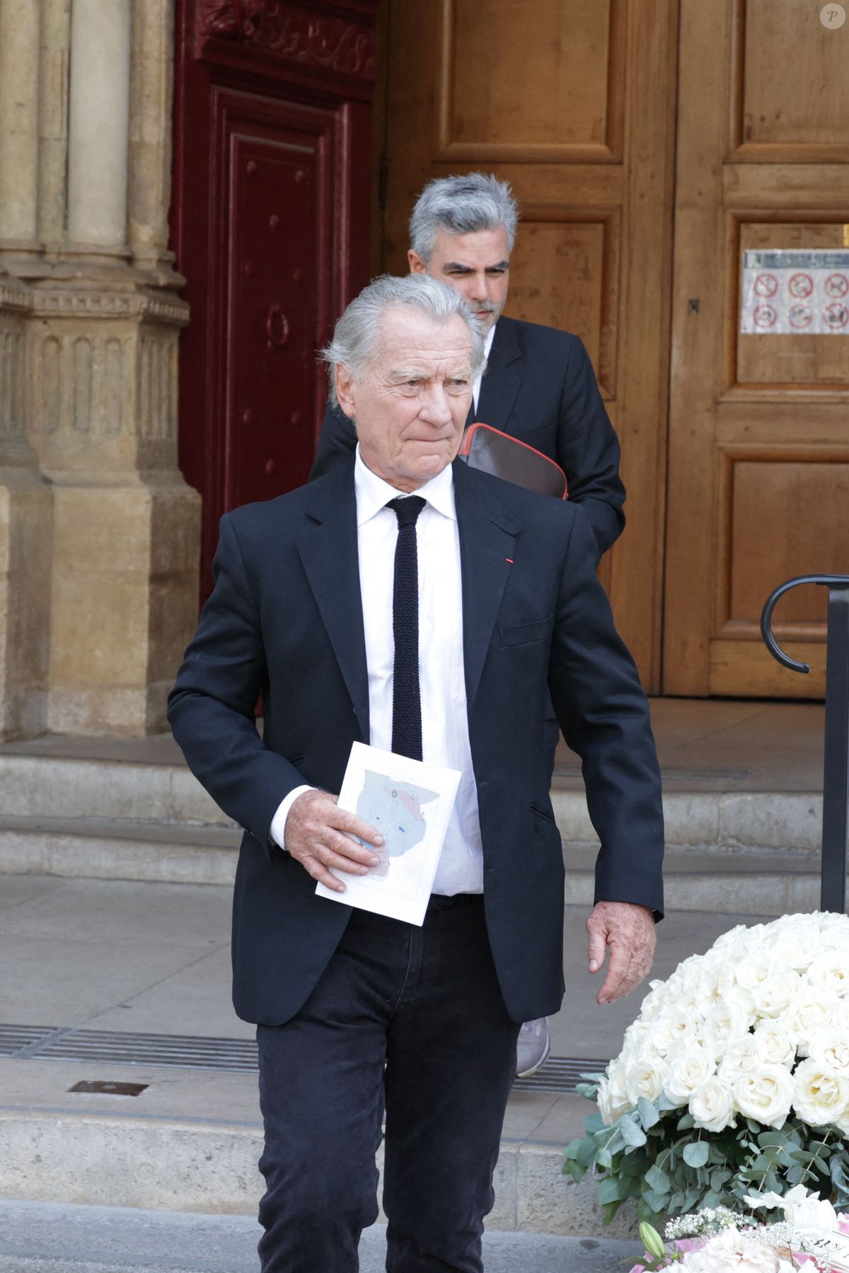 Photo : William Leymergie assiste aux obsèques de Philippe Labro à l ...