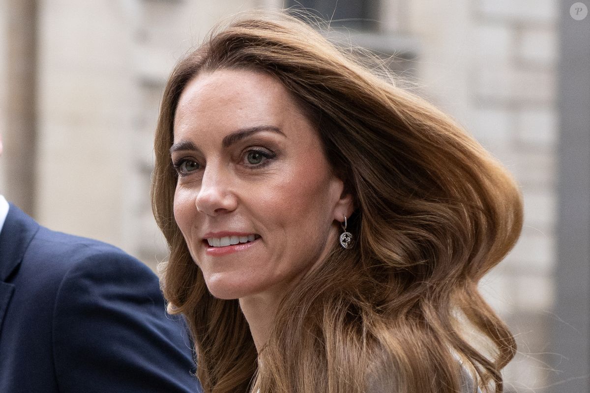 Photo : Kate Middleton assiste au Sommet sur l'avenir du travail ...