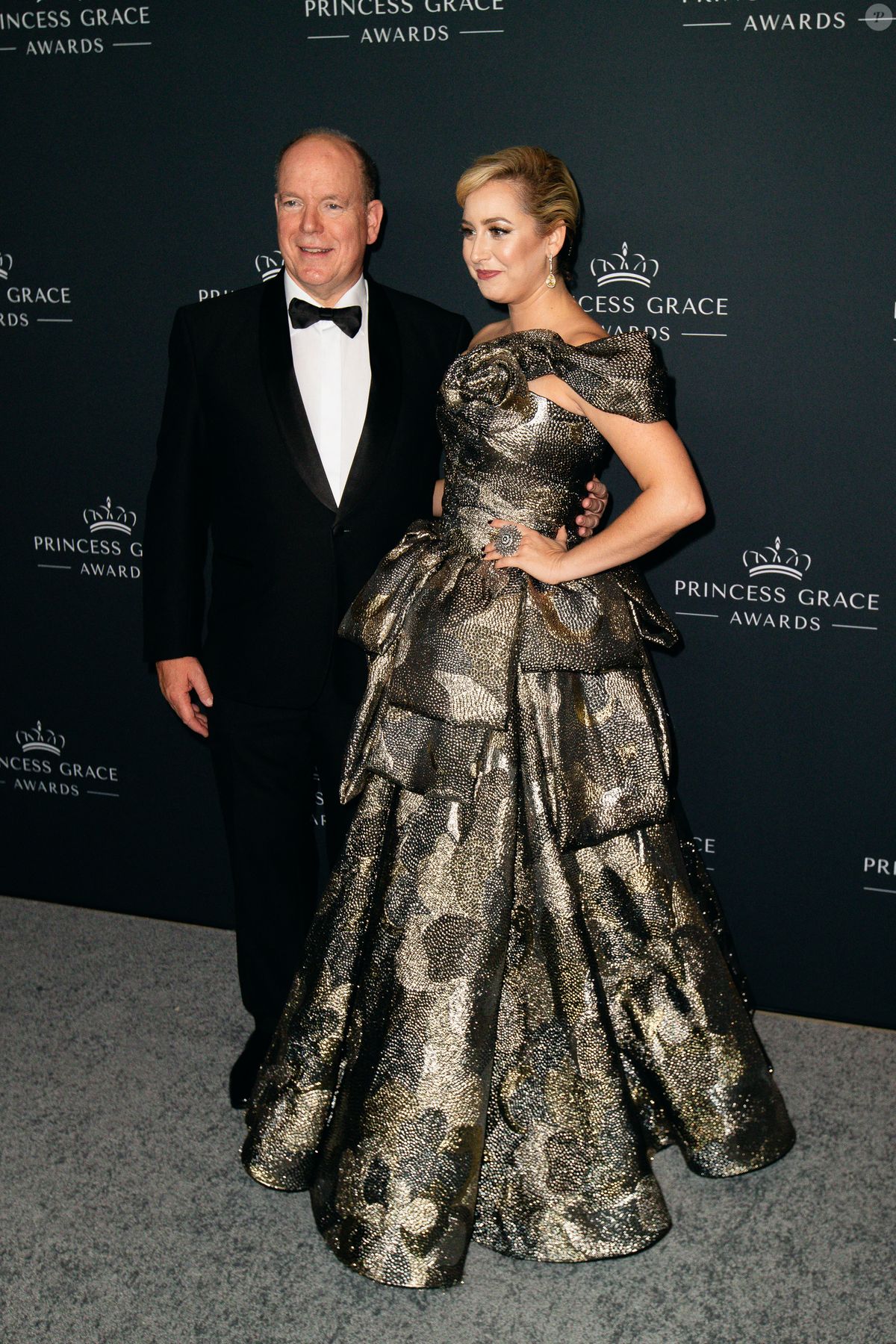 Photo : Le prince Albert II de Monaco et sa fille l'actrice / chanteuse ...
