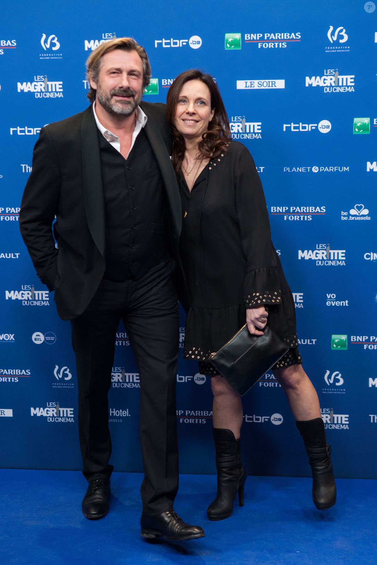 Photo : Une très belle femme prénommée Régine Dubois Bernard Yerlès lors de la 8ème Cérémonie ...