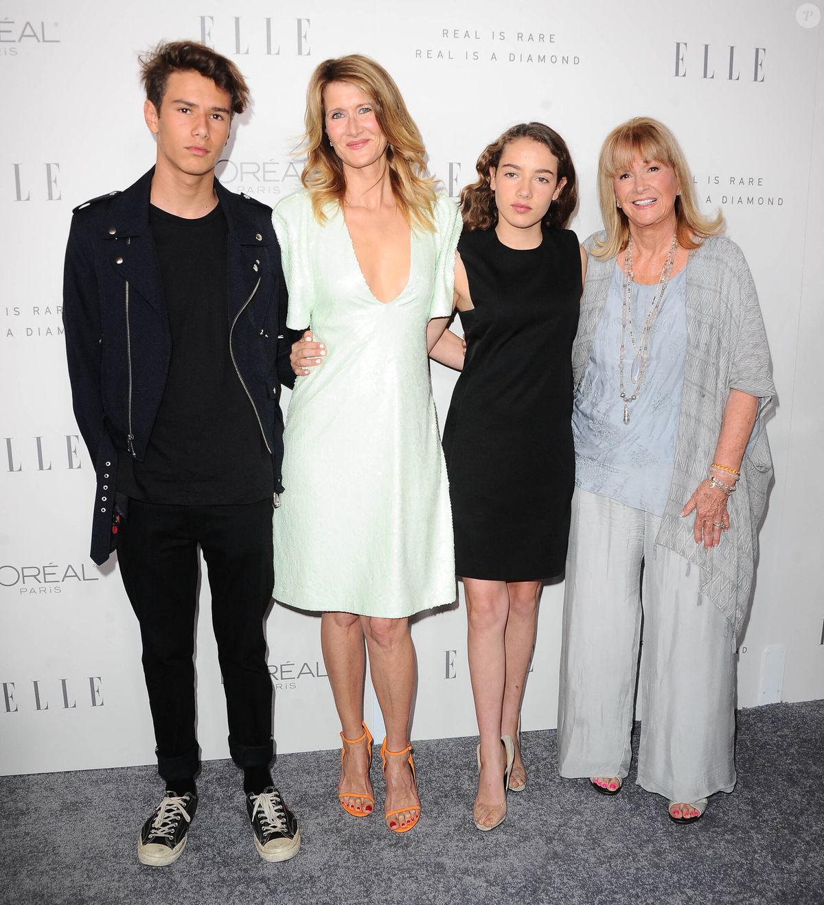 Photo : Ellery Harper, Laura Dern, Diane Ladd, Jaya Harper assistant à ...