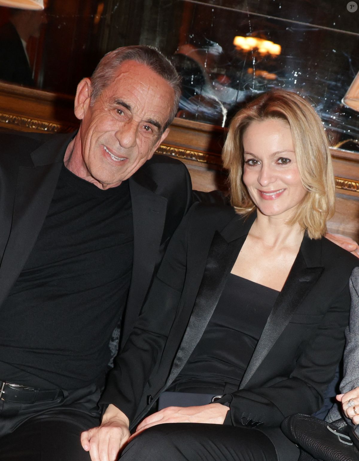 Photo : Exclusif - Thierry Ardisson et sa femme Audrey Crespo-Mara ...